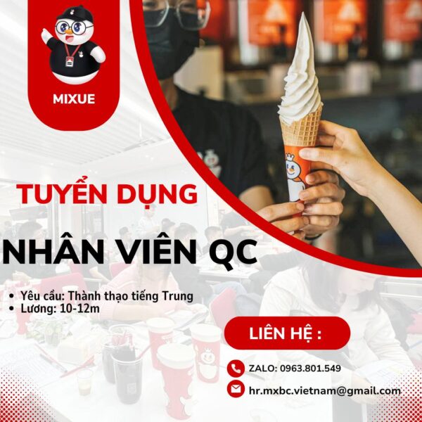 Mixue Tuyển Dụng - Mixue Việt Nam